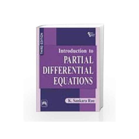 Introduction To Partial Differential Equations By Rao Ks Buy Online