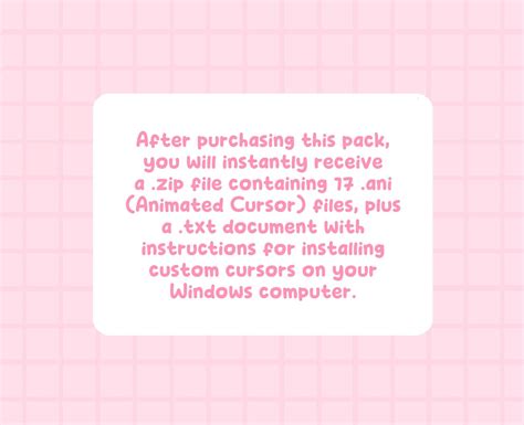 Animated Bunny Cursors For Pc Windows Only Pastel Pink Cursor Pack