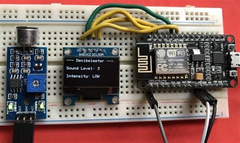 Iot Sound Level Monitor With Esp Sound Module Iot Iot Projects Electronics Projects