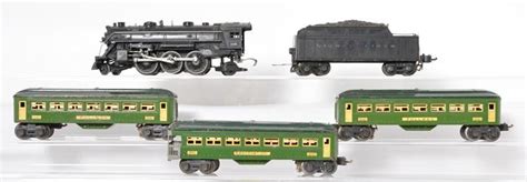 Lionel Prewar O Gauge 224e Steam Passenger Set