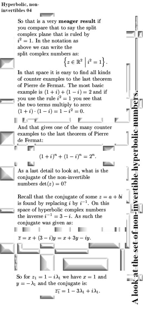 a look at the set of non invertible hyperbolic 2d complex numbers