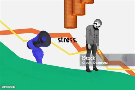 흑인 흰색 색상 나무늘보 머리 스트레스 남자 손 잡다 확성기 돈 동전 그래픽 아래로 고립된 통하고 있는 창조적 인 배경의 콜라주 그림 거래자에 대한 스톡 사진 및 기타