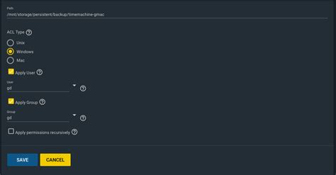 smb share macos timemachine truenas community