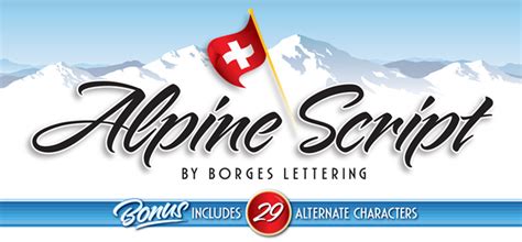 Alpine Script Font A Typeface With Temper By Borges Lettering Alpine Script Font A Typeface With Temper By Borges Lettering