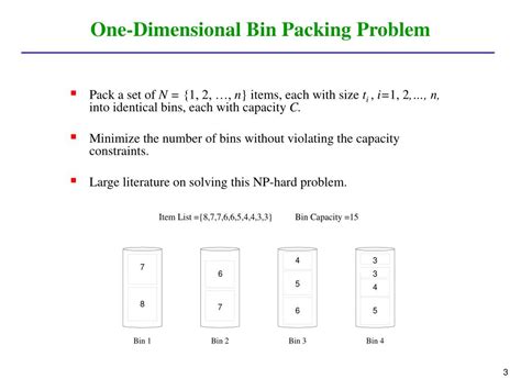 ppt weight annealing heuristics for solving bin packing problems powerpoint presentation id