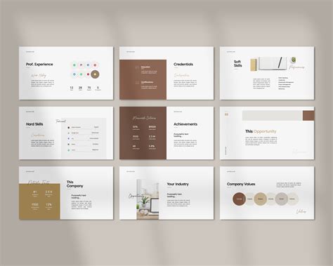 Job Interview Deck Powerpoint Template Ppt Template Job Search Resource Business Slide Deck