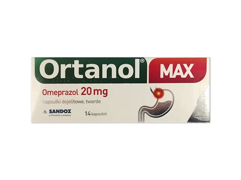 Ortanol Max, kapsułki dojelitowe, 20 mg