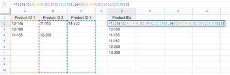 combining columns r sheets