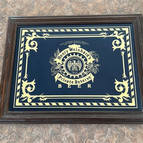 Blitz Weinhard Co Wall Decor Vintage Henry Weinhard Private Reserve Beer Sign Poshmark