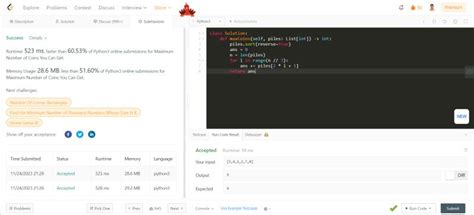 day 55 of 100daysofcodechallenge maximizing coins collection awadhesh bairagi posted on the