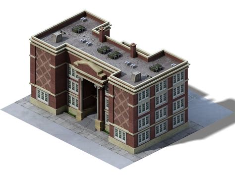 Heterogeneous Building 03 3d Model Cgtrader