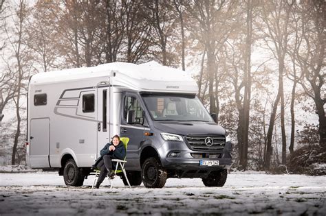 Hymer Ml T 580 Das Allrad Fahrzeug Im Wintercamping Test Auto Bild