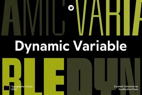 Dynamic Variable Fonts Discover The Future Of Typography Youworkforthem