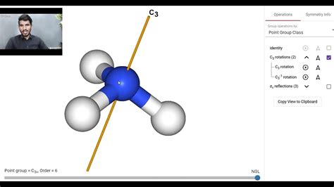 Symmetry Elements In Ammonia Symmetry Elements In Ax3e Type Molecules Point Group Of Ammonia