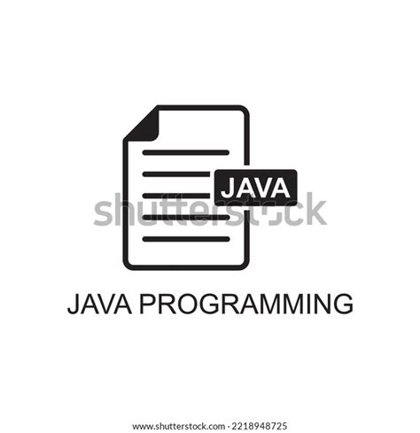 Java Programming Icon Application Icon Stock Vector Royalty Free