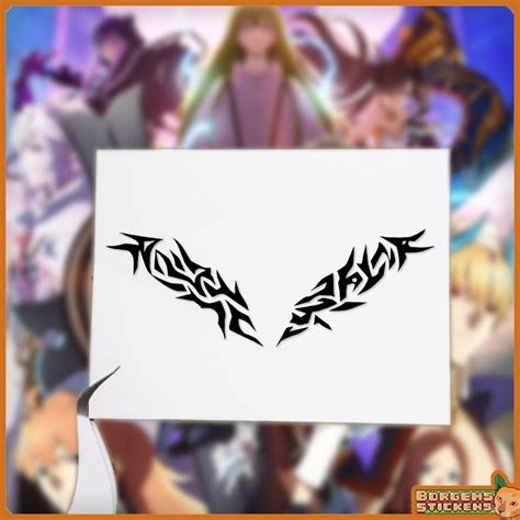 [decal] Fgo Shirou Ruler Command Seal Vinyl Sticker For Outdoor Or