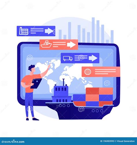 Supply Chain Analytics Abstract Concept Vector Illustration Stock Vector Illustration Of