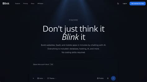 Blink Build Any App In Seconds With Ai Chatgate