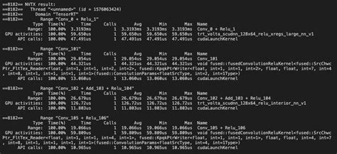 对cuda进行profiling的时候，能输出每个算子的耗时吗 · issue 1260 · tencent tnn · github