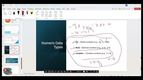 Introduction To Python Programming Data Types Part 2 Numeric Data