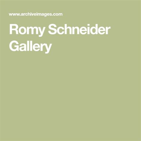 Romy Schneider Gallery