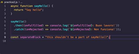 End Async Promise Return Block R Vscode