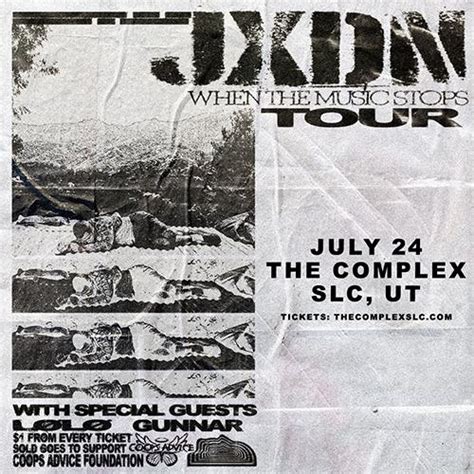 Tickets For Jxdn When The Music Stops Tour In Salt Lake City From The Complex
