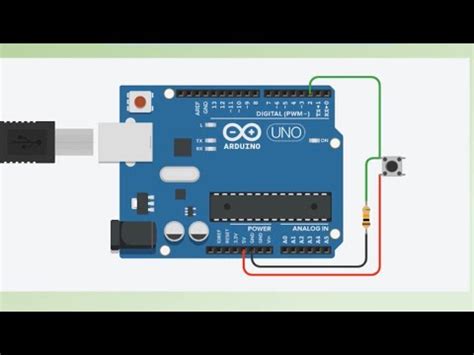 5 Arduino DigitalRead Using Push Button And LED YouTube