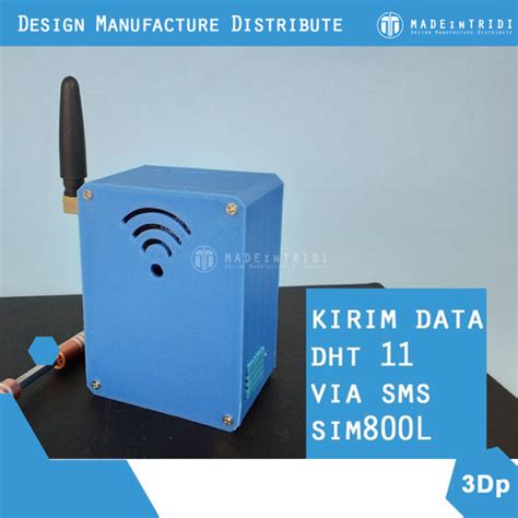 Jual Kesing Projek Dht11 Sim800l Sensor Temperature And Humidity Sensor Suhu Putih Pla Lv2