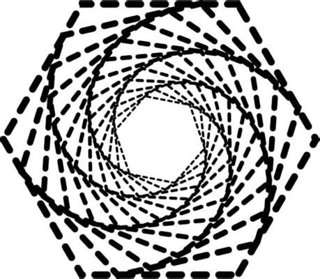 Hexagon Spiral Vector Art Icons And Graphics For Free Download