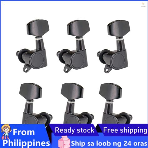 6pcs Sealed Guitar String Pegs Locking Tuners 3l3r Tuning Pegs String