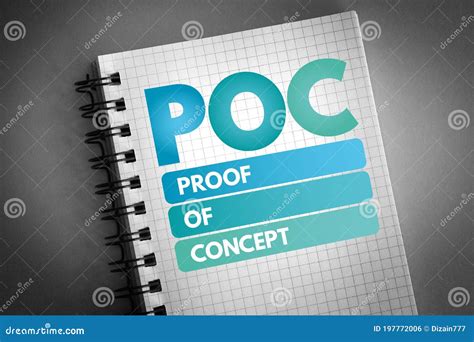 POC Proof Of Concept Acronym Stock Photo Image Of Clarification