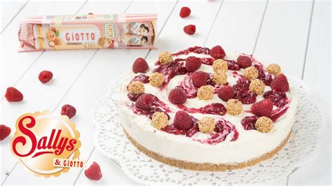 Giotto Kühlschranktorte Mit Himbeeren Ohne Backen No Bake And Großes
