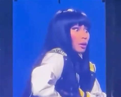 Nicki Minaj Mortified After Whole Boob Falls Out Mid Performance In