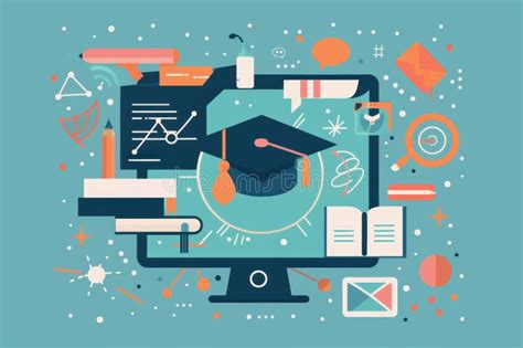 Online Education And Digital Learning Experiences With Accessible Interactive Courses Stock