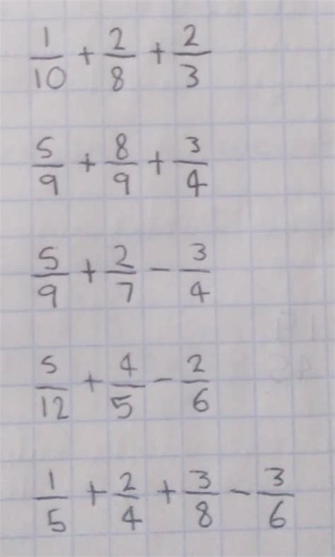 Son Fracciones De Minimo Comun Multiplo Brainly Lat