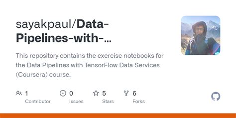 github sayakpaul data pipelines with tensorflow data services exercises this repository