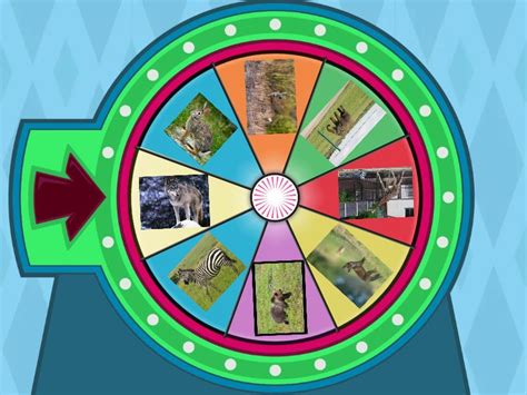 Gyvūnai Garso R Mokymas Spin The Wheel