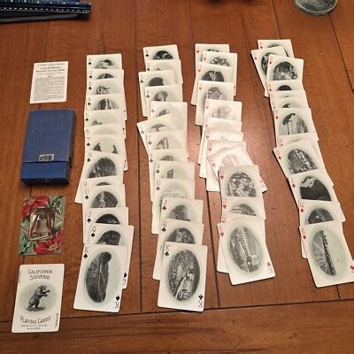 California Souvenir Playing Cards Circa 1907 M Rieder Set Antique Bell Used Ebay