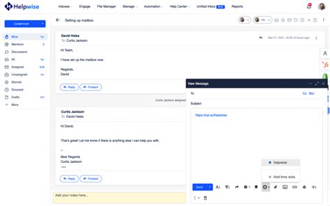 Shared Inbox Easycalendar Integration Helpwise Product Updates