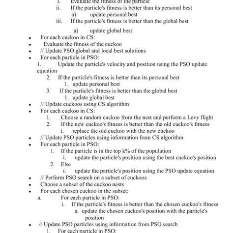 Flowchart For Proposed Optimization Algorithm Download Scientific Diagram