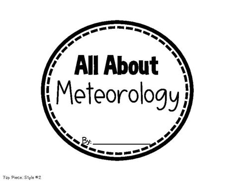 Meteorology Research Project Forecasting Weather Report Earth Science