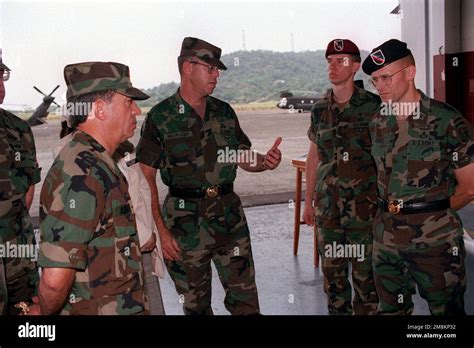 Maj Gen Aguilera Bianchi Commander Bolivian Army Visits The Us Army