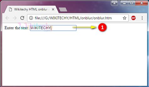 Html Tutorial Onblur Attribute In Html Html5 Html Code Html