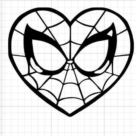 Spider Man Heart Png Digital Download Webs Spidey Cricut Etsy Australia
