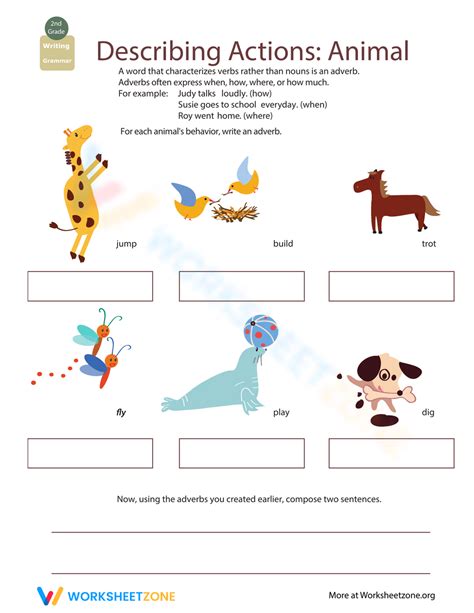 Adverb Sheets For 2nd Grade 2nd Grade Adverbs Worksheets