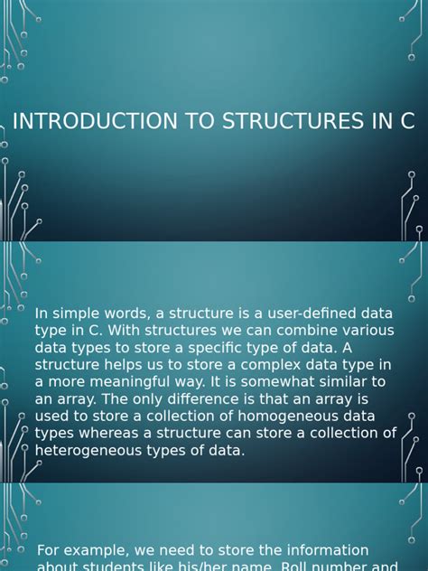 Introduction To Structures In C Pdf Pointer Computer Programming Computer File
