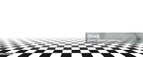 체스 관점 바닥 배경 흑백 체스판 관점 바닥 질감 바둑판 무늬 표면 사라지는 바둑판 배경 추상 벡터 그림 0명에 대한 스톡 벡터 아트 및 기타 이미지 Istock
