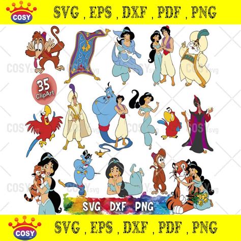 Disney Princess Jasmine Svg Jasmine Svg Aladdin Svg Aladdin Disney