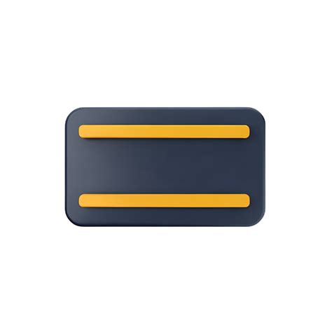 Rectangle Button 3d Element 25209297 Png